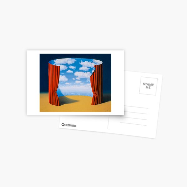 "The memories of a saint by Rene Magritte" Postcard for Sale by Mara ...