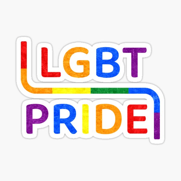 "LGBT Logo" Sticker for Sale by Emanueloda | Redbubble