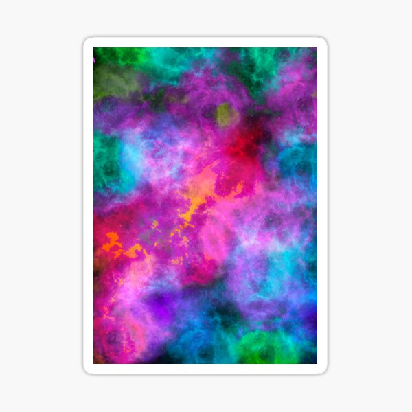 "Sparkling abstract art" Sticker for Sale by illustroop | Redbubble