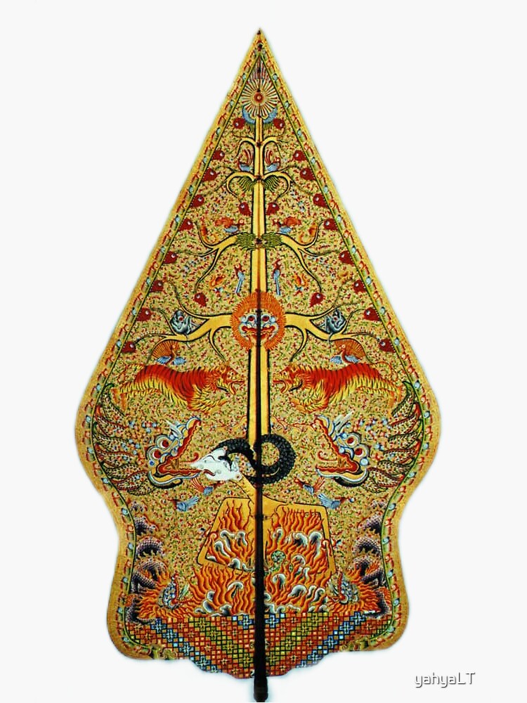 "Gunungan wayang" Sticker for Sale by yahyaLT | Redbubble