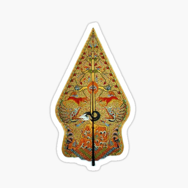 "Gunungan wayang" Sticker for Sale by yahyaLT | Redbubble