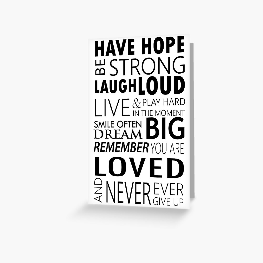 "Be strong... Inspirational motivational Quotes" Greeting Card for Sale ...