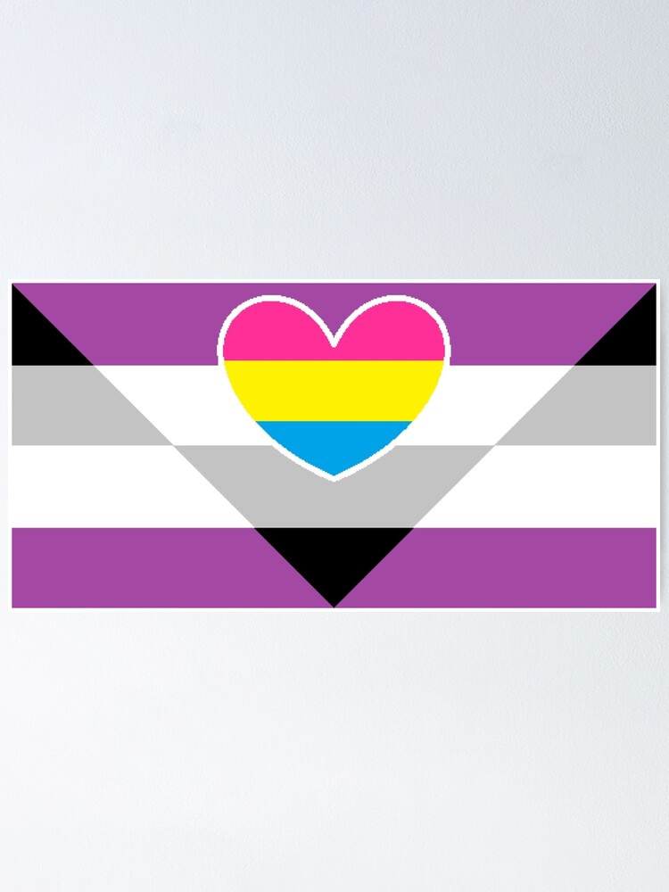 "Aegosexual Panromantic Flag" Poster for Sale by DaydreamValley | Redbubble