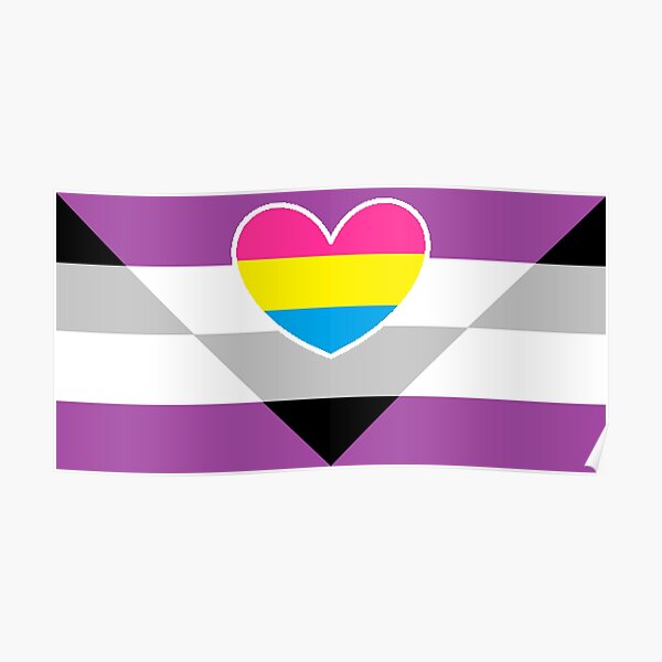"Aegosexual Panromantic Flag" Poster for Sale by DaydreamValley | Redbubble