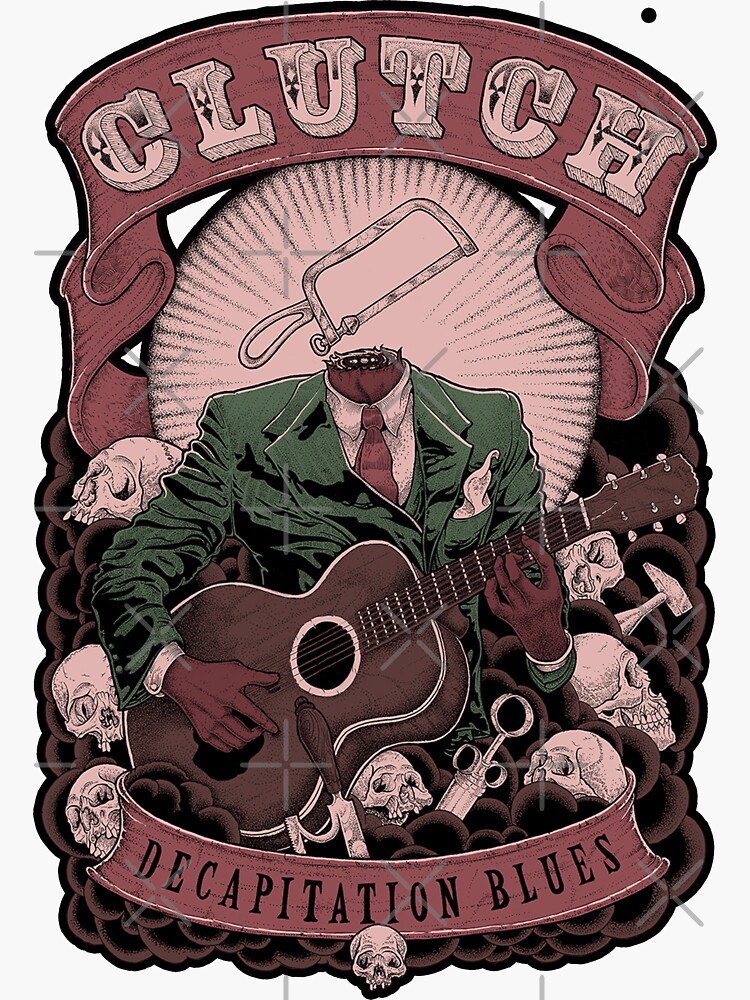 "CLUTCH ARTWORK" Sticker for Sale by dmelding07 | Redbubble