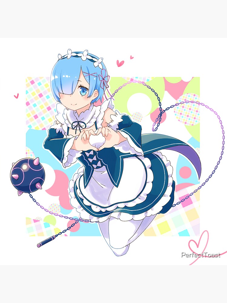 "Rem" Sticker for Sale by PerfectToast | Redbubble