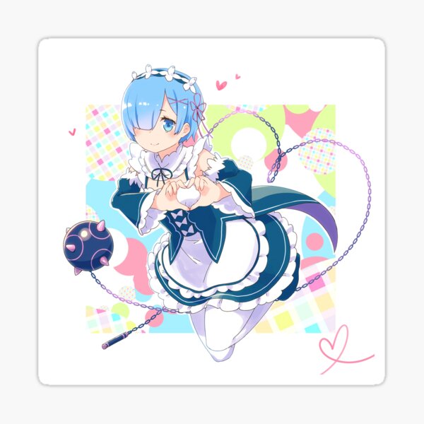 "Rem" Sticker for Sale by PerfectToast | Redbubble