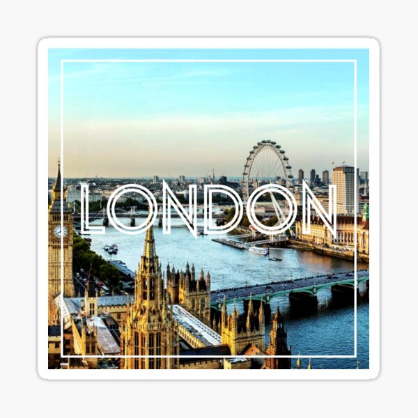 "London city" Sticker for Sale by WalStreetMerchs | Redbubble