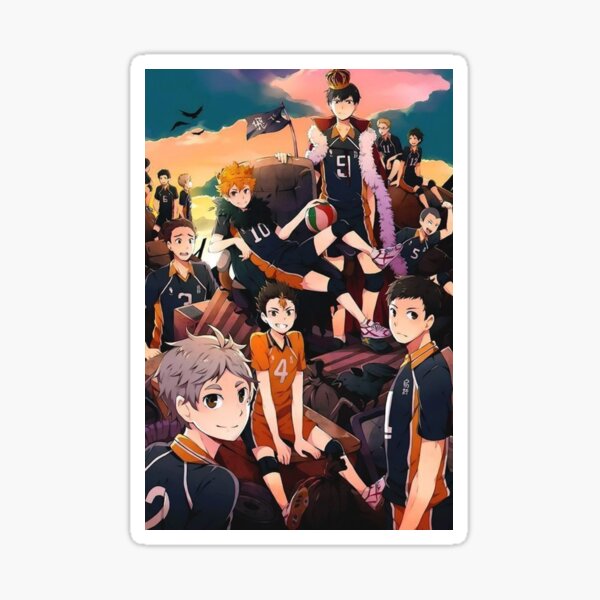 "Karasuno" Sticker by albertwiggins | Redbubble