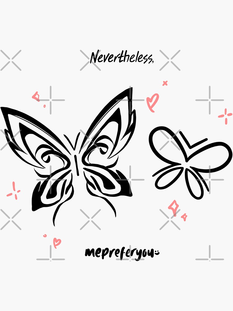 "nevertheless - fan art" Sticker for Sale by mepreferyou | Redbubble