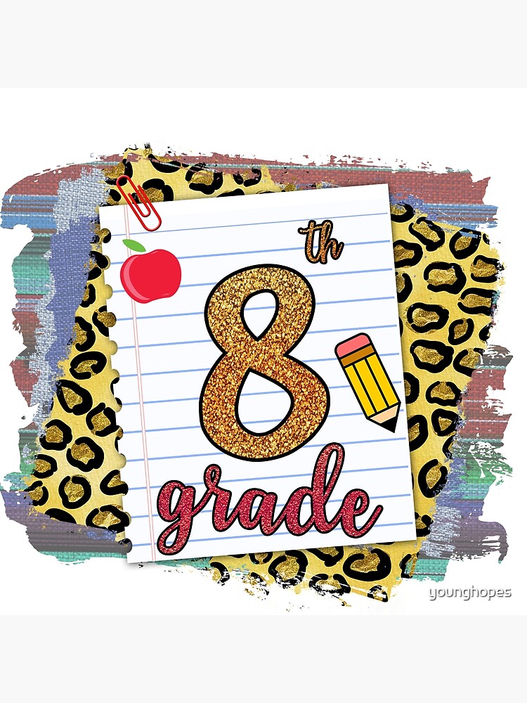 " Eighth Grade Happy First Day of School- Back to School " Poster for ...
