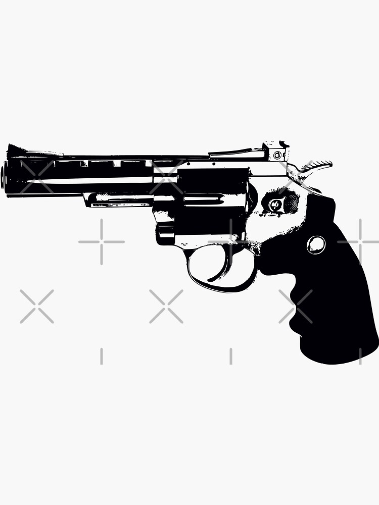"Revolver" Sticker for Sale by danetdesign | Redbubble