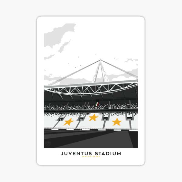 "Juventus Stadium" Sticker for Sale by Kierancdesign | Redbubble