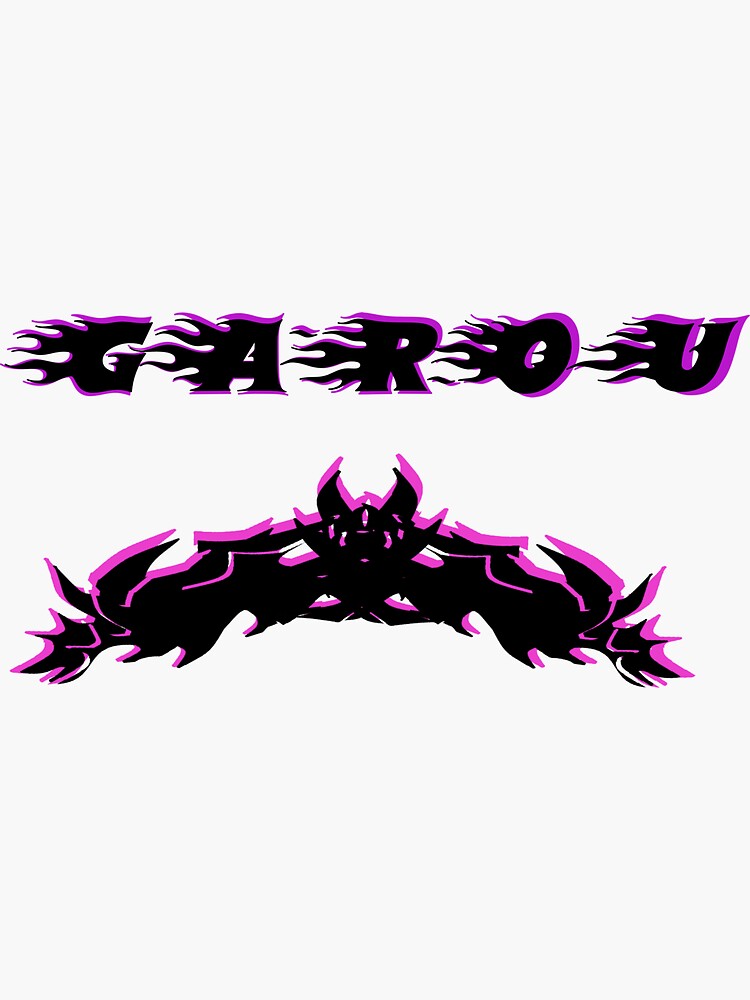"Garou " Sticker for Sale by JezzNoLimit | Redbubble