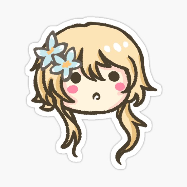 "Genshin Impact Lumine" Sticker for Sale by senichinya | Redbubble