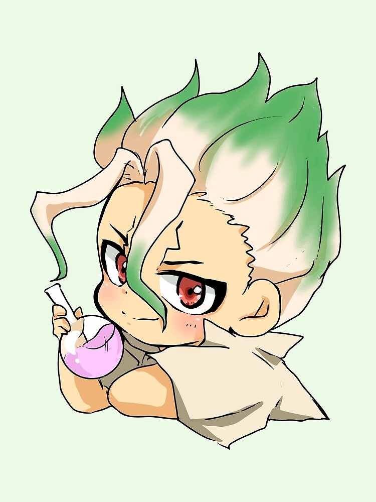 "Chibi Dr Stone Dr Senku" Poster by Covintage19 | Redbubble