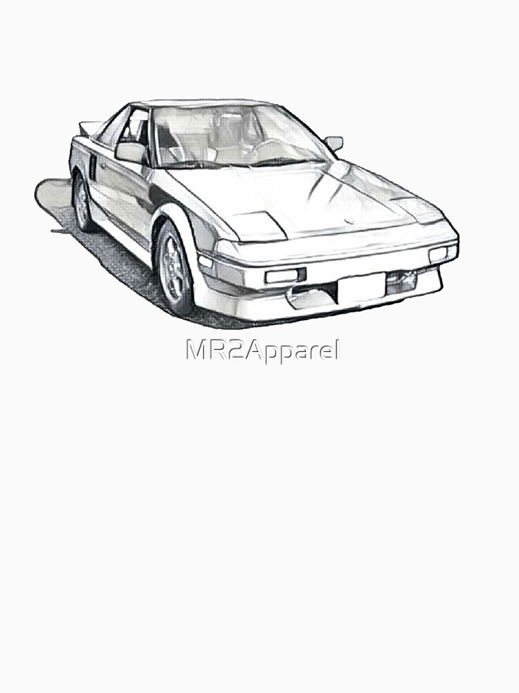 "AW11 Toyota MR2 Sketch" T-shirt for Sale by MR2Apparel | Redbubble ...