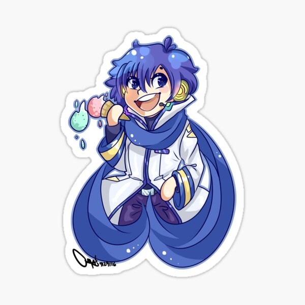 "vocaloid kaito" Sticker for Sale by dazai | Redbubble