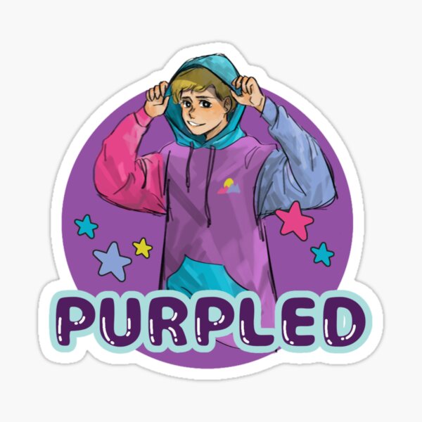"purpled mcyt" Sticker for Sale by nad-dakkidal | Redbubble