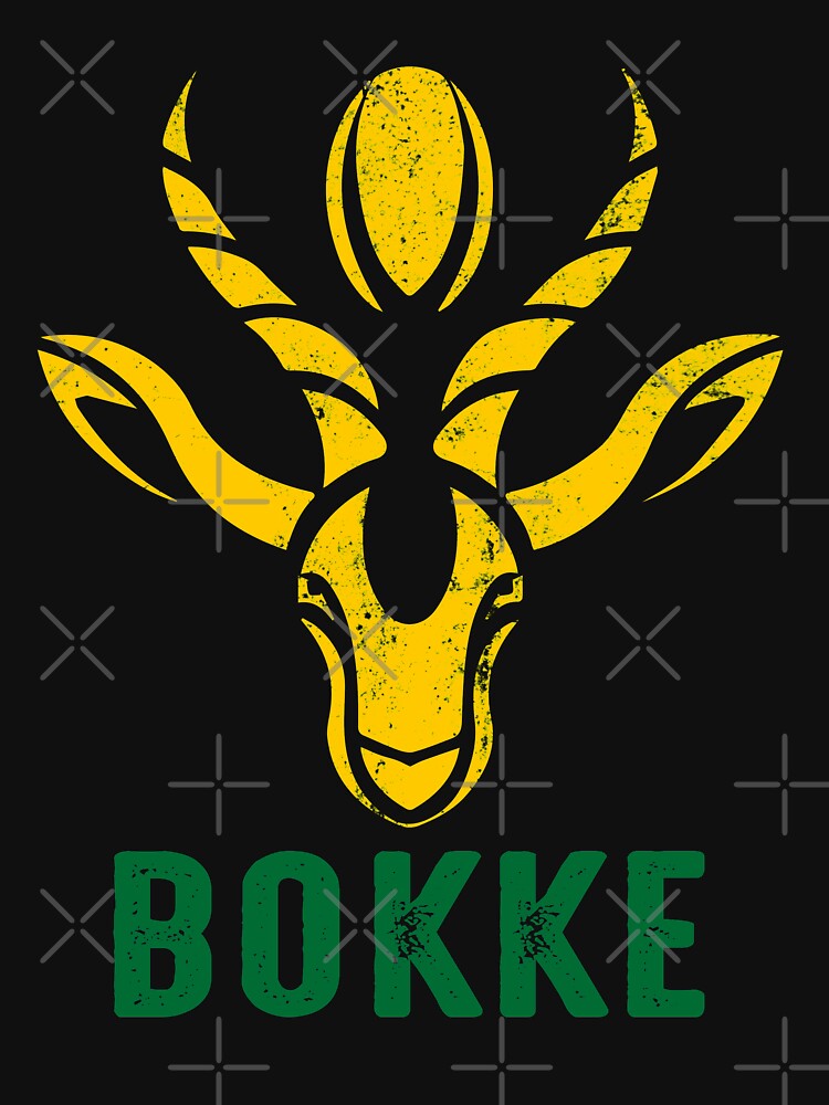 "Bokke South Africa Rugby Flag Springboks Fan" T-shirt for Sale by ...