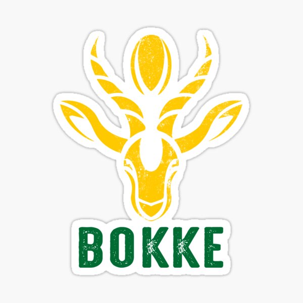 "Bokke South Africa Rugby Flag Springboks Fan" Sticker for Sale by ...
