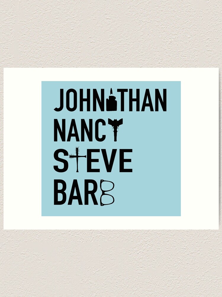 "stranger things name art" Art Print by peoplelikegrace | Redbubble