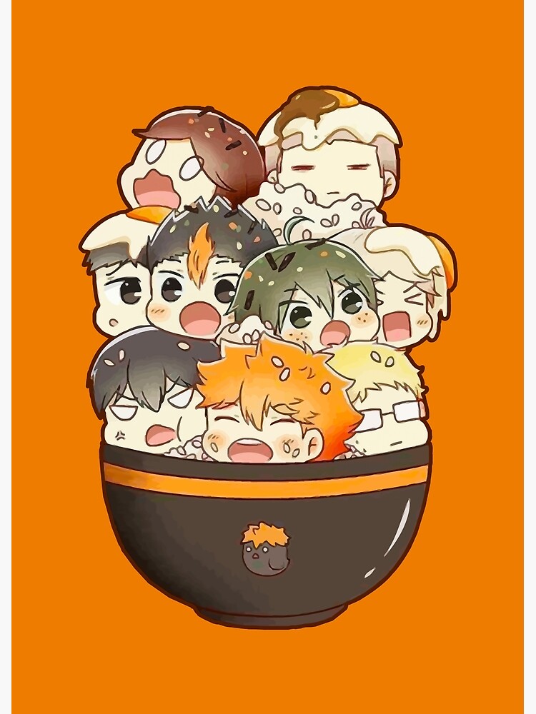 "Chibi Karasuno Ramen" Poster by Covintage19 | Redbubble