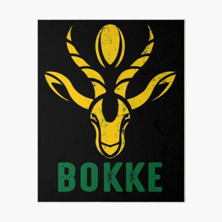 "Bokke South Africa Rugby Flag Springboks Fan" Art Board Print by ...