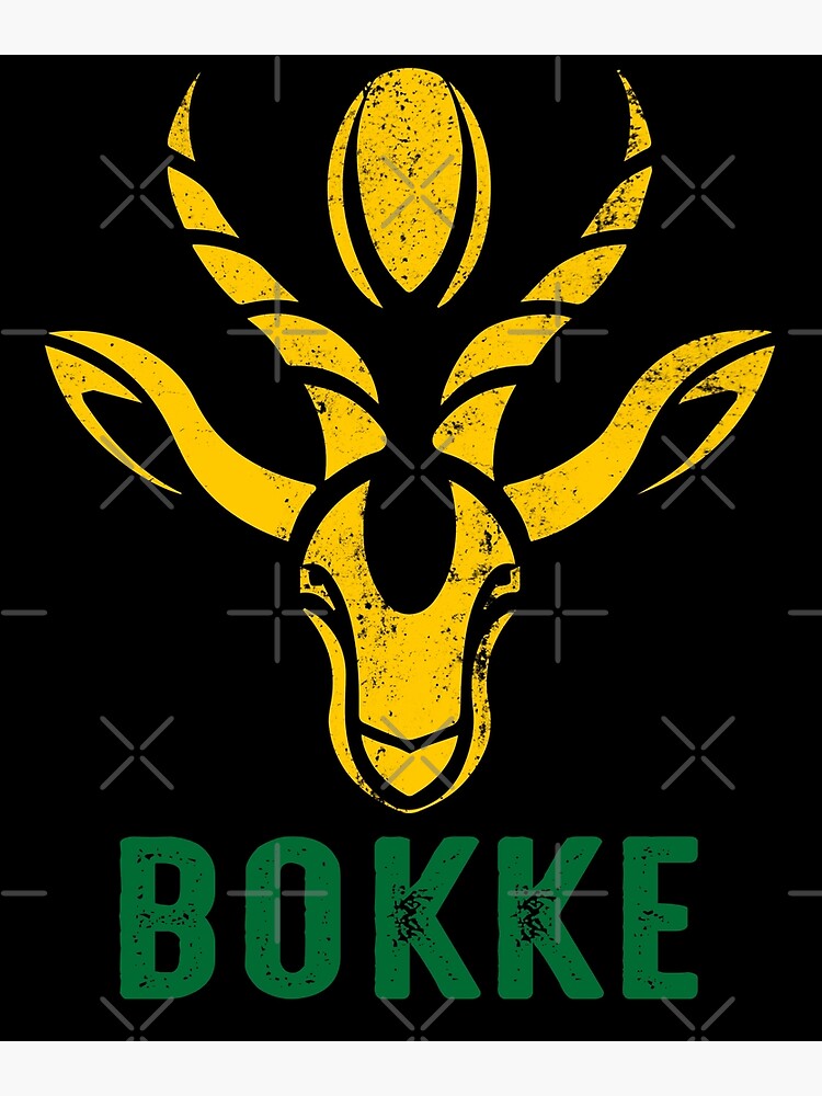 "Bokke South Africa Rugby Flag Springboks Fan" Poster for Sale by ...