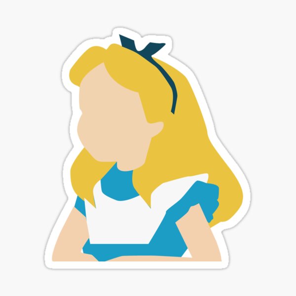 "Alice" Sticker by reyreypelcastre | Redbubble