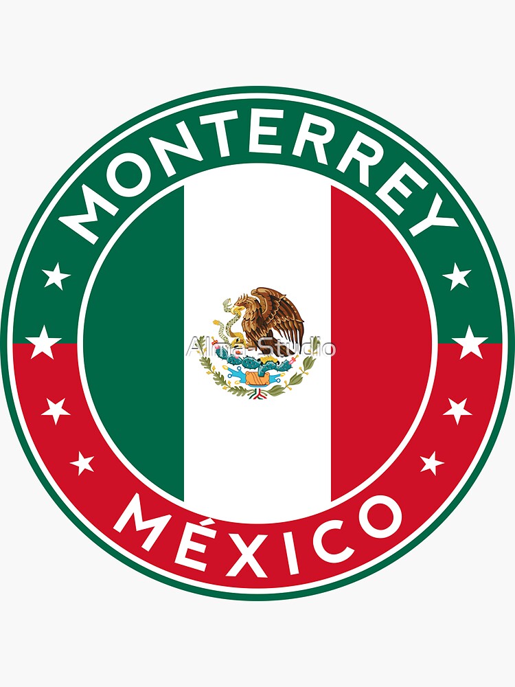 "Monterrey, Mexico" Sticker for Sale by Alma-Studio | Redbubble