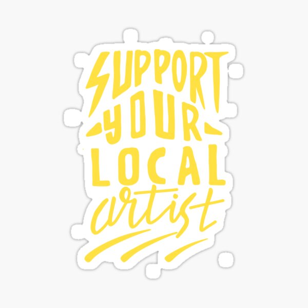 "Support" Sticker for Sale by allstars007 | Redbubble
