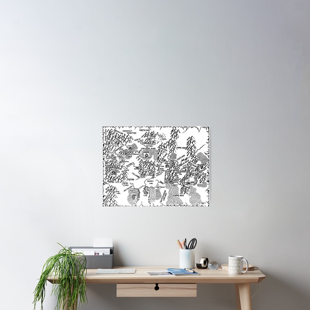 "Map of Shannara - The Shannara Chronicles " Poster for Sale by boojun ...