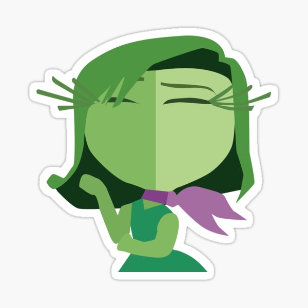 Inside Out Disgust Stickers | Redbubble