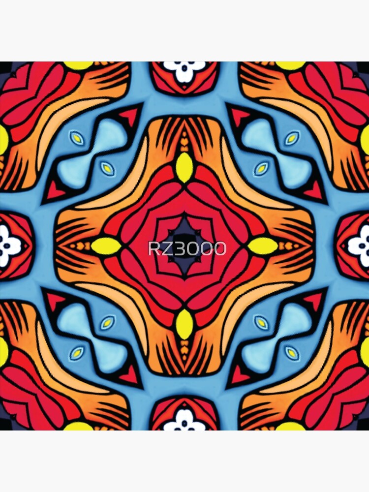 "Surreal Wavy Squiggly Aesthetic PATTERN Trippy Shapes Bold Red Orange ...