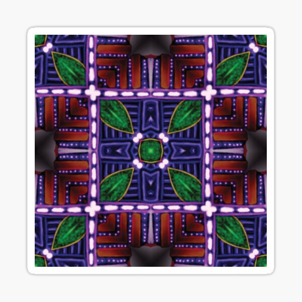 "Ancient Alien Skin Pattern Drawing Mosaic Art, squares on green skin ...