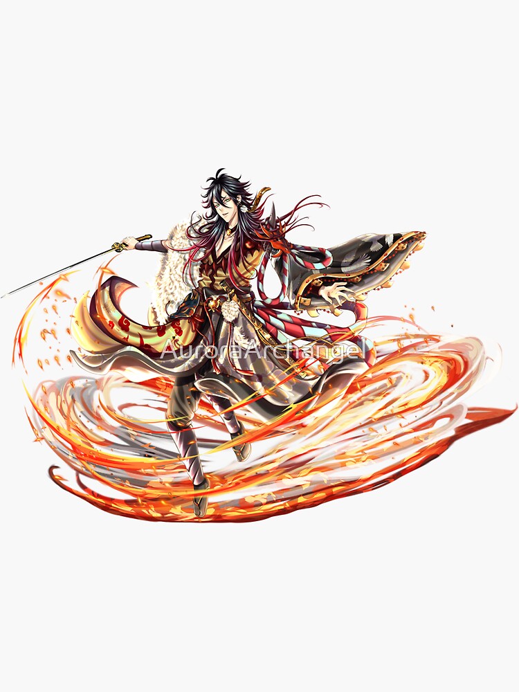 "Asai Moeru Kizoku" Sticker for Sale by AuroraArchangel | Redbubble