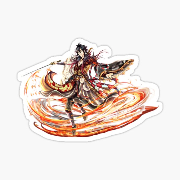 "Asai Moeru Kizoku" Sticker for Sale by AuroraArchangel | Redbubble