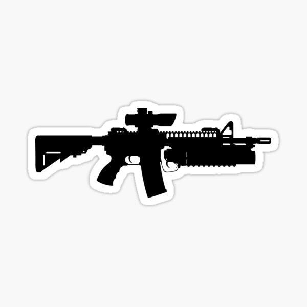 "US Army, Police fully automatic machine gun Colt M4 / M16 Carbine ...