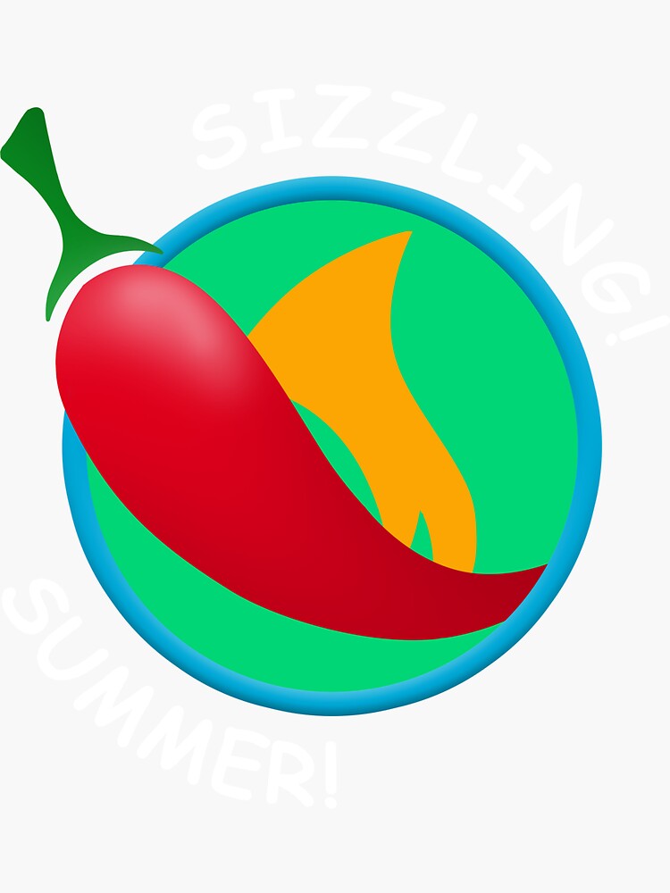 "Sizzling hot summer" Sticker for Sale by jallosada20 | Redbubble