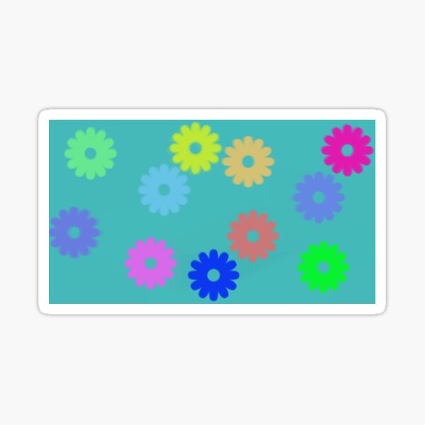 "90's Flowers" Sticker for Sale by l7145024w | Redbubble