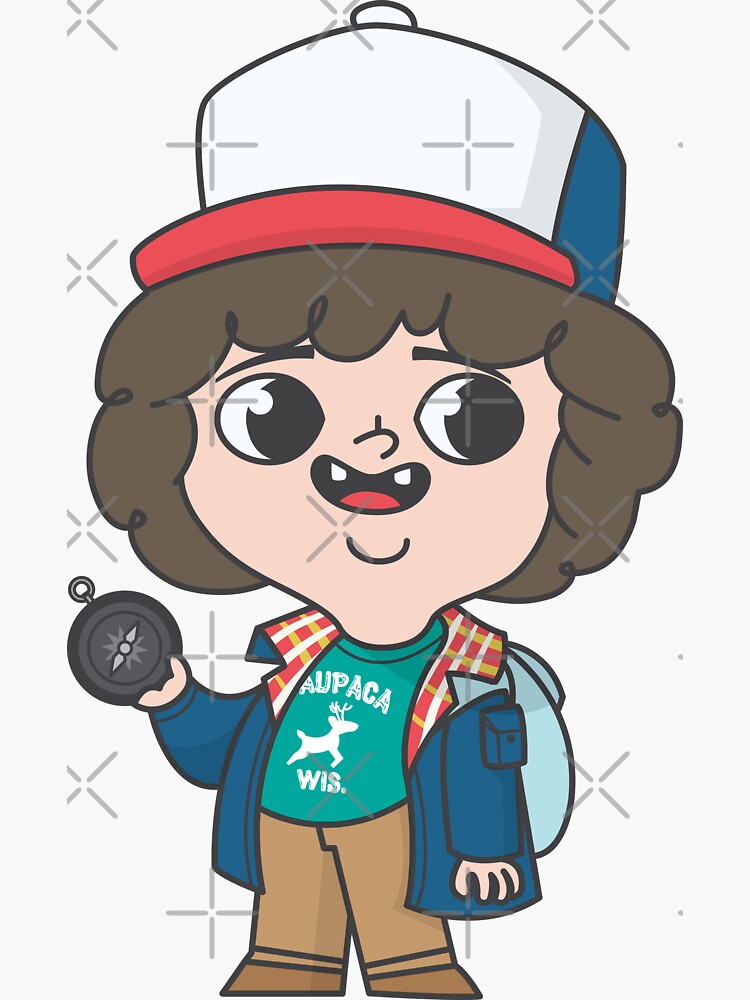 "Dustin" Sticker for Sale by ppmid | Redbubble