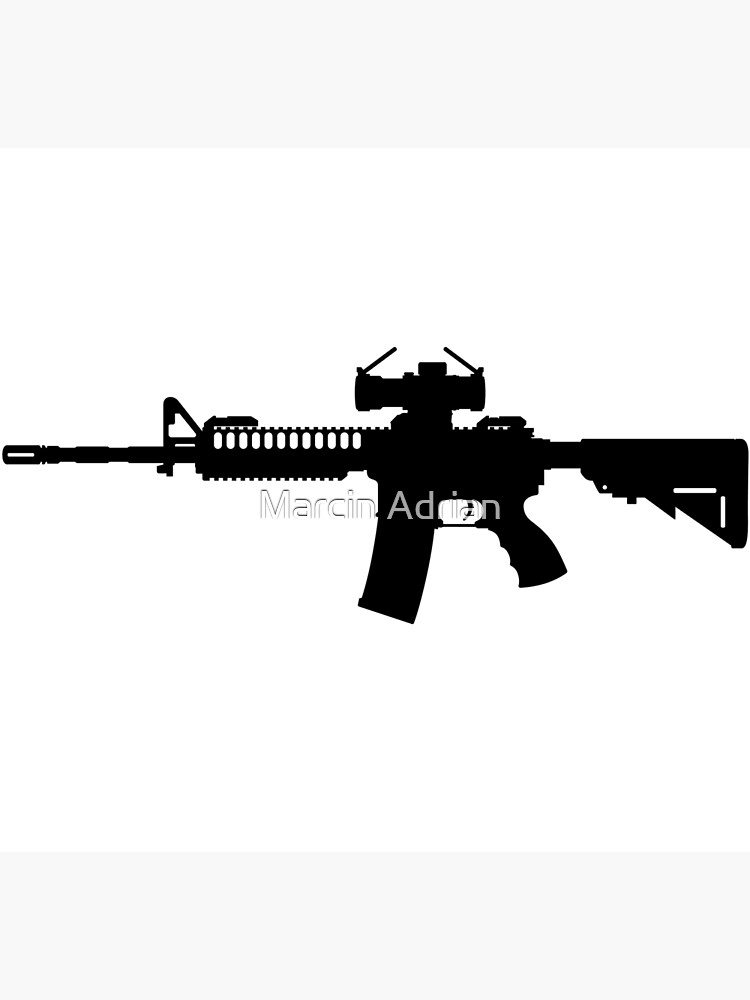 "US Army, Police fully automatic machine gun Colt M4 / M16 Carbine ...