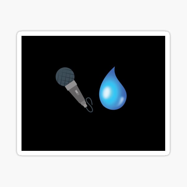 "Mic Drop emoji" Sticker for Sale by Cleverish | Redbubble