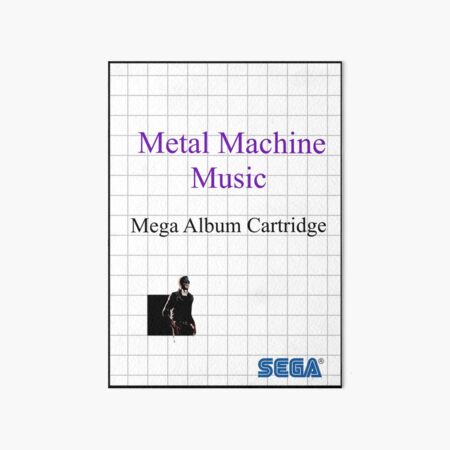 "Metal Machine Music: Retro Video Game Album Cover " Art Board Print by ...
