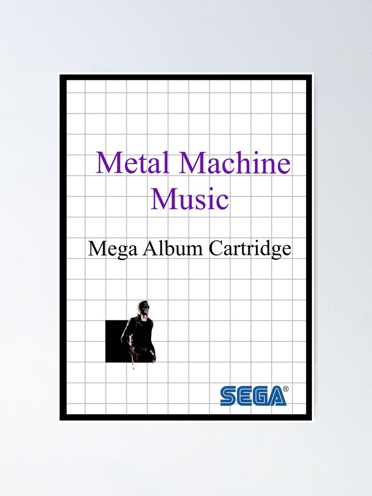 "Metal Machine Music: Retro Video Game Album Cover " Poster by ...