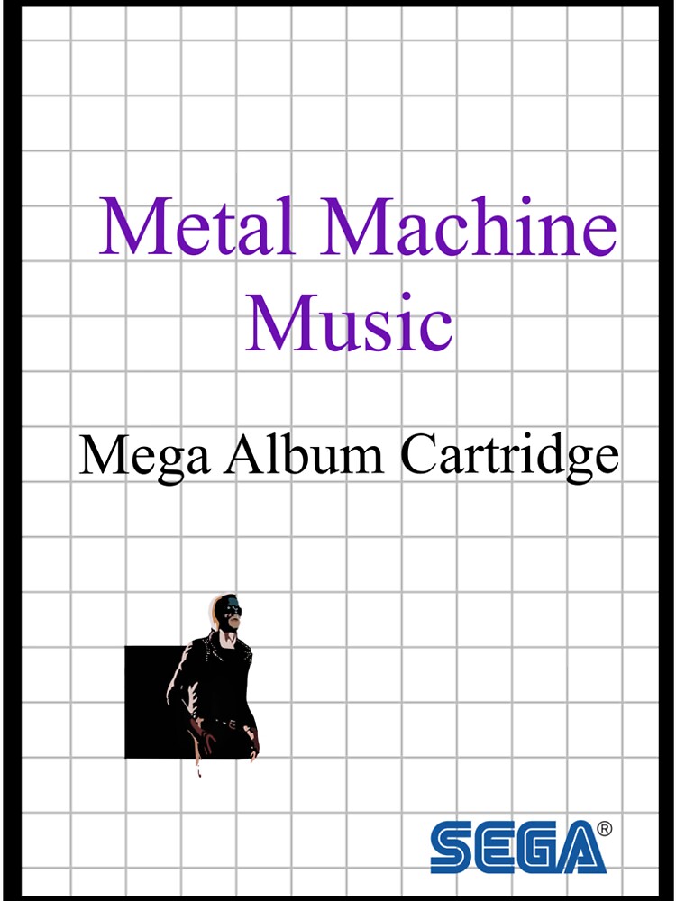 "Metal Machine Music: Retro Video Game Album Cover " T-shirt by ...