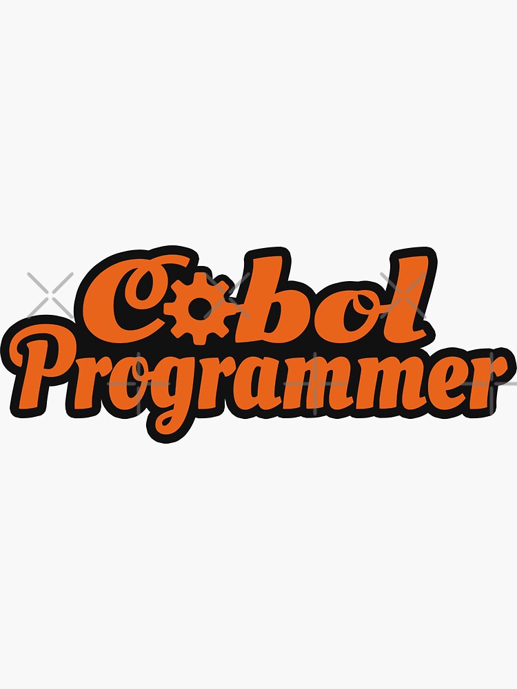 "Cobol programmer retro vibes" Sticker for Sale by ARLAN-GONSALVES ...
