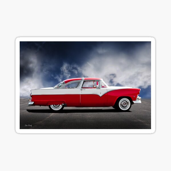 "1956 Ford Crown Victoria" Sticker by DaveKoontz | Redbubble