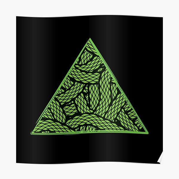 "Triangle of snakes" Poster for Sale by DraumCreations | Redbubble